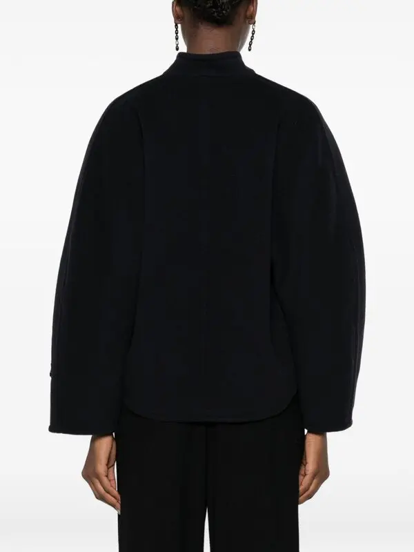 FORTE_FORTE Wool Blend Cropped Coat