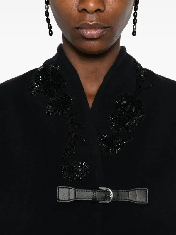 FORTE_FORTE Wool Blend Cropped Coat