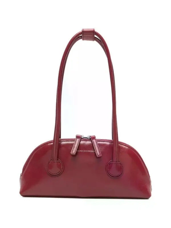 MARGESHERWOOD Logo-print Leather Shoulder Bag - Red