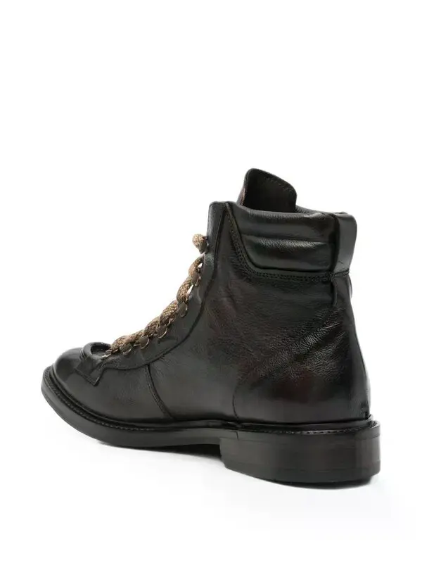 FRATELLI RENNELLA Scott Lace-up Leather Ankle Boots