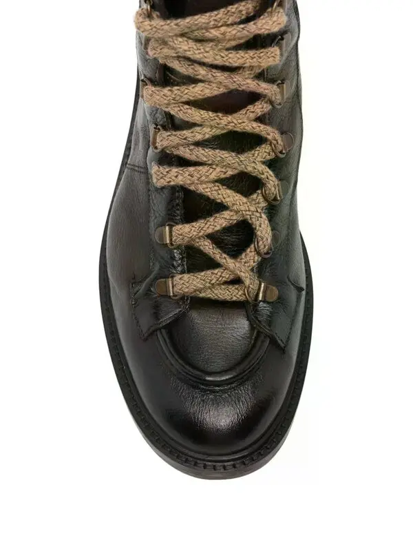 FRATELLI RENNELLA Scott Lace-up Leather Ankle Boots