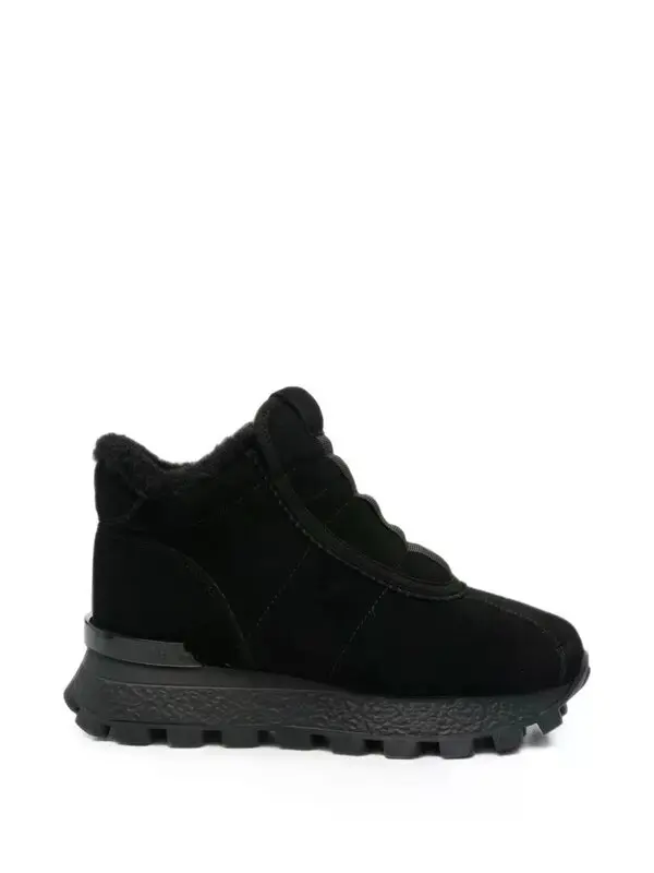 SERGIO MORETTI FIRENZE Shearling-trim Chunky Sneakers