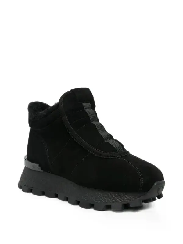 SERGIO MORETTI FIRENZE Shearling-trim Chunky Sneakers
