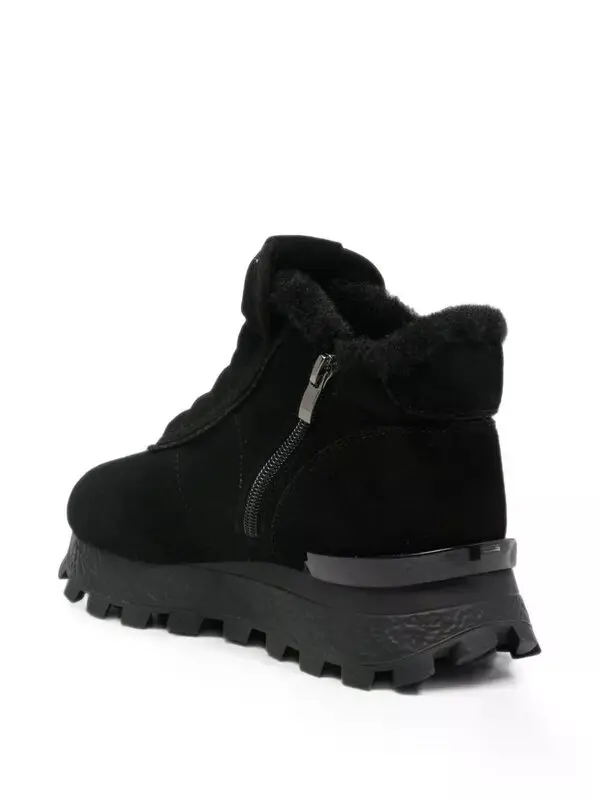 SERGIO MORETTI FIRENZE Shearling-trim Chunky Sneakers