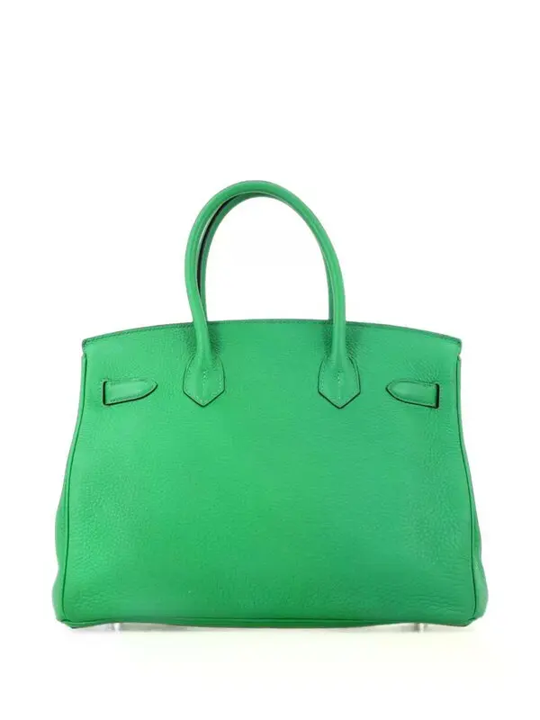 Hermès Birkin Handbag Bamboo Clemence With Palladium Hardware 30 Satchel