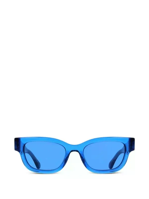 FERRAGAMO Gancini Rectangle-frame Sunglasses