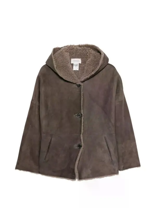 Kristensen Du Nord Hooded Shearling Jacket