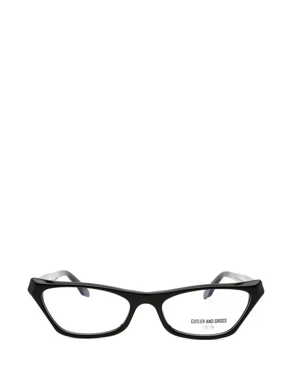 CUTLER & GROSS Cat-eye Frame Glasses - Black