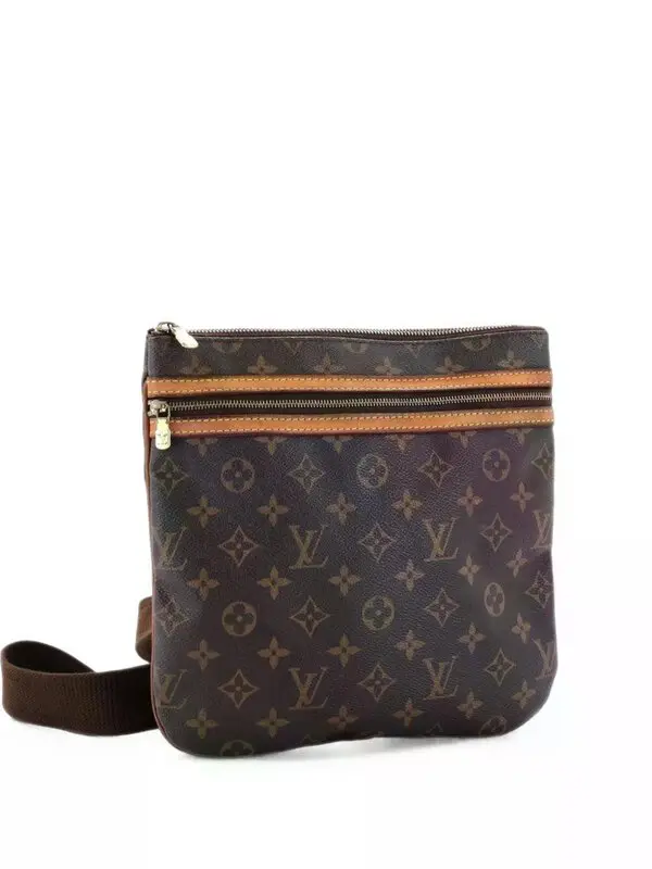 LOUIS VUITTON Bosphore Pochette Monogram Canvas Crossbody Bag - Brown