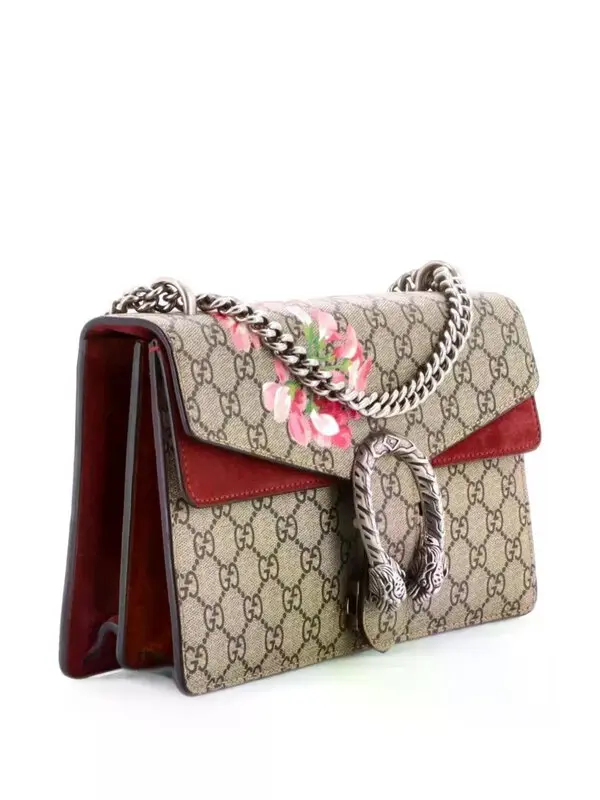 Gucci Dionysus Bag Blooms Print Gg Coated Canvas Small Shoulder Bag