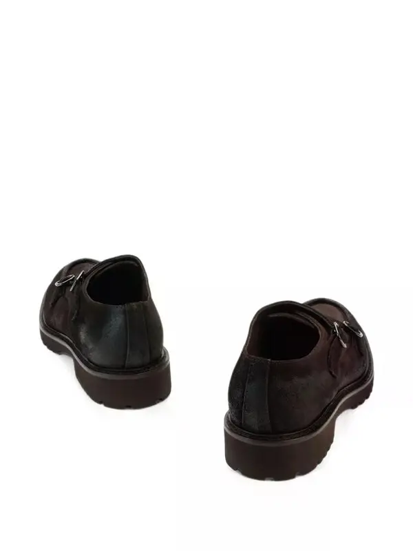 DOUCAL'S Philadelphia Double-strap Buckle-fastening Monk Shoes