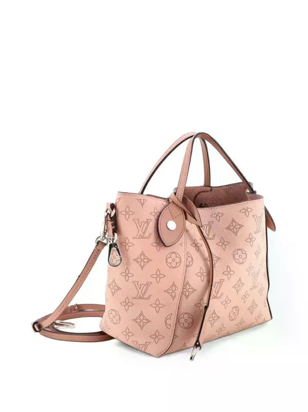 LOUIS VUITTON Hina Handbag Mahina Leather Pm Shoulder Bag - Pink