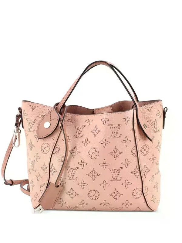 LOUIS VUITTON Hina Handbag Mahina Leather Pm Shoulder Bag - Pink