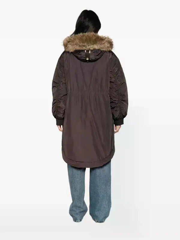 Liu Jo Fur-trim Zip-up Coat