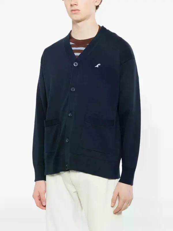 AGNES B. Dino-embroidered Cardigan
