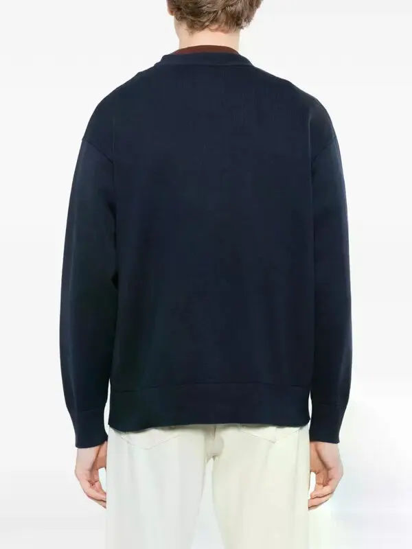 AGNES B. Dino-embroidered Cardigan