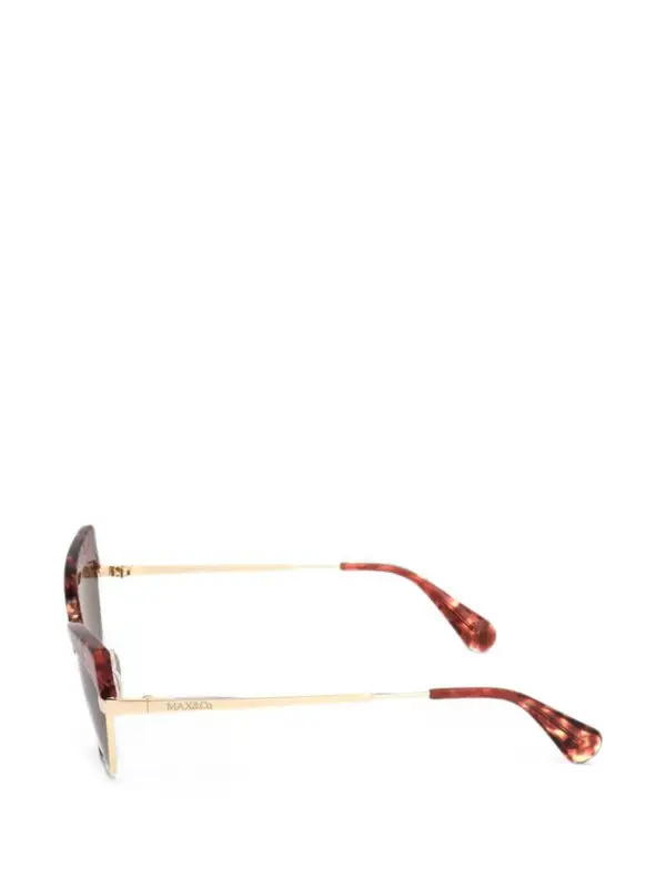 MAX&CO. Tortoiseshell-effect Cat-eye Sunglasses