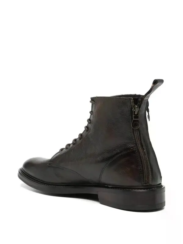 FRATELLI RENNELLA Lace-up Leather Ankle Boots