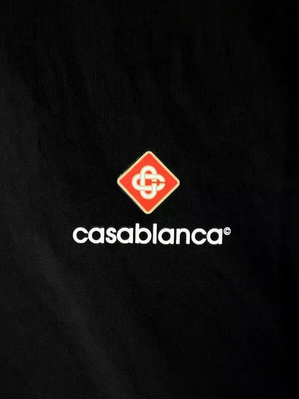Casablanca Logo-print T-shirt - Black