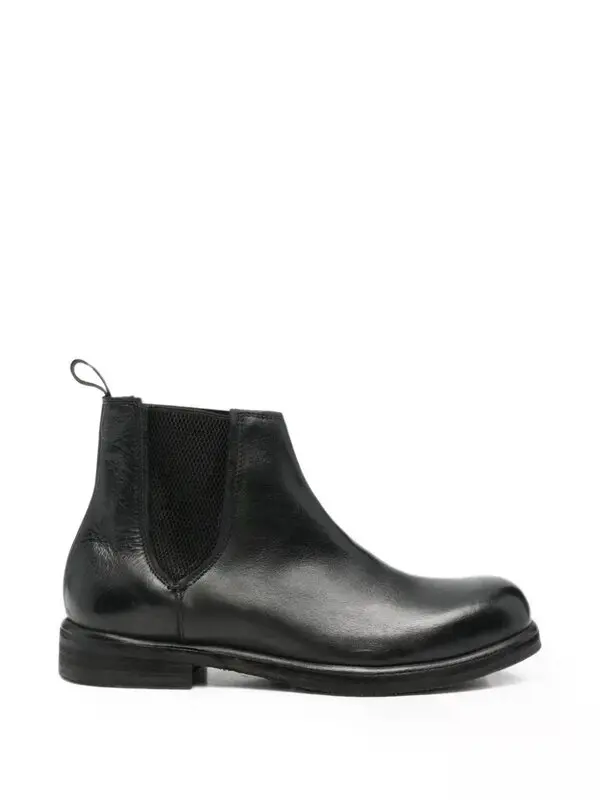 FRATELLI RENNELLA Leather Chelsea Boots - Black