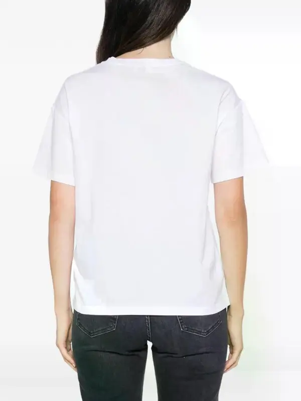 Liu Jo Ecs Rhinestone-embellished Graphic-print T-shirt