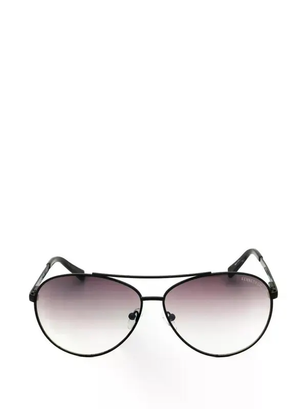 KENNETH COLE Pilot-frame Sunglasses - Black