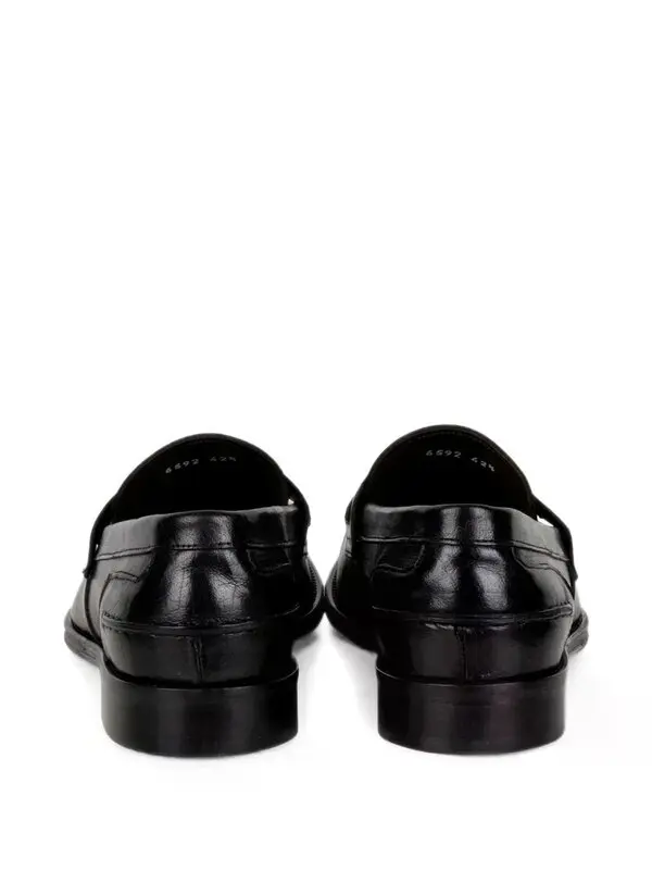 FRANCO FEDELE Panelled Penny Loafers