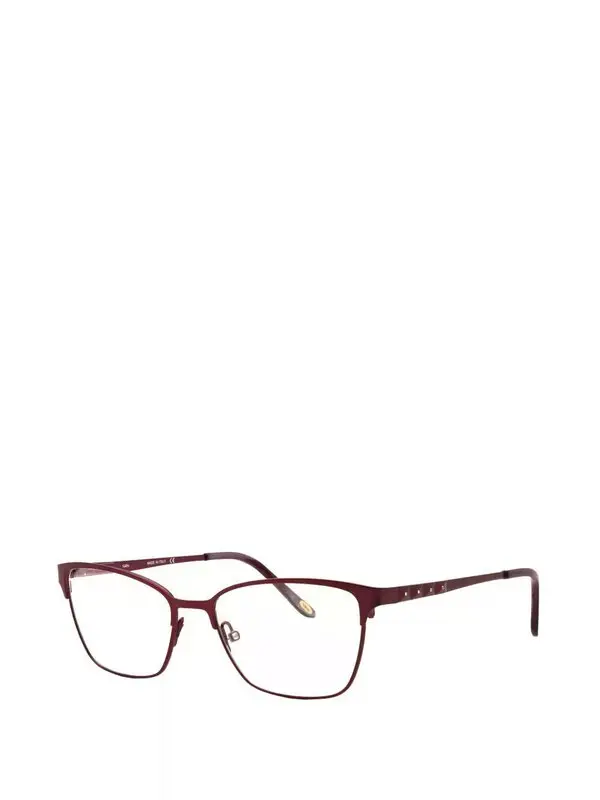 EMOZIONI Rectangle-frame Glasses - Red