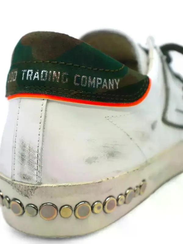 HTC LOS ANGELES Vipers Distressed-finish Sneakers