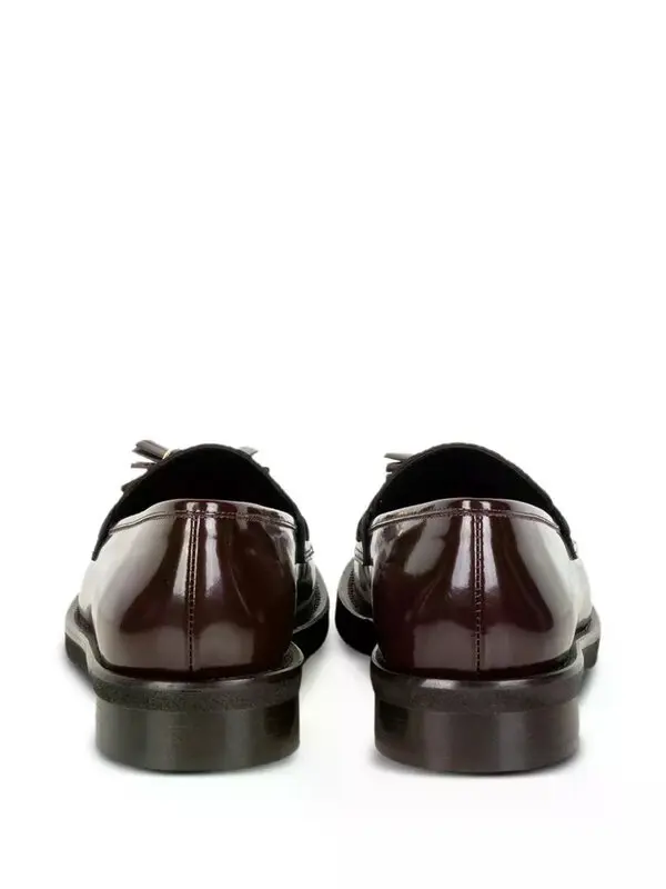 LUCA GROSSI Tassel-detail Calf Leather Loafers