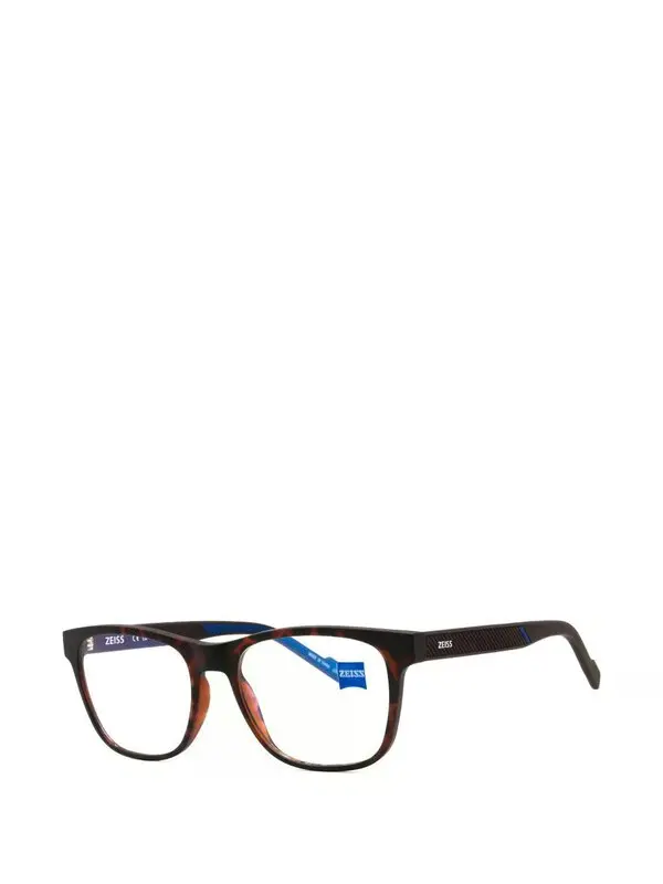 ZEISS Tortoiseshell-effect Rectangle-frame Glasses