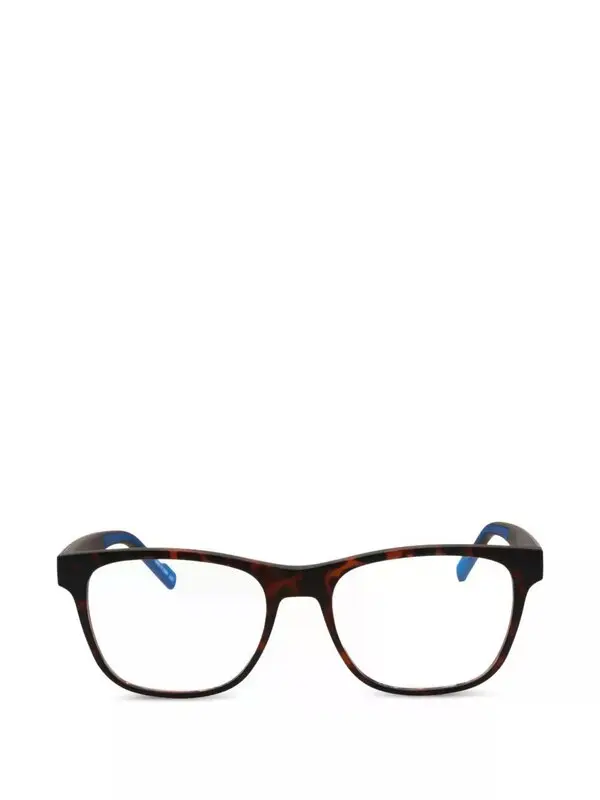 ZEISS Tortoiseshell-effect Rectangle-frame Glasses - Brown