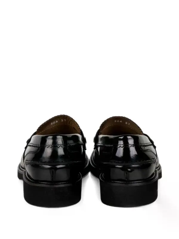 FRANCO FEDELE Polished-finish Penny Loafers