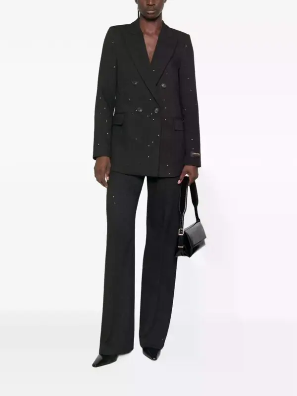 Ermanno Scervino Sequin-embellished Pinstripe Trousers