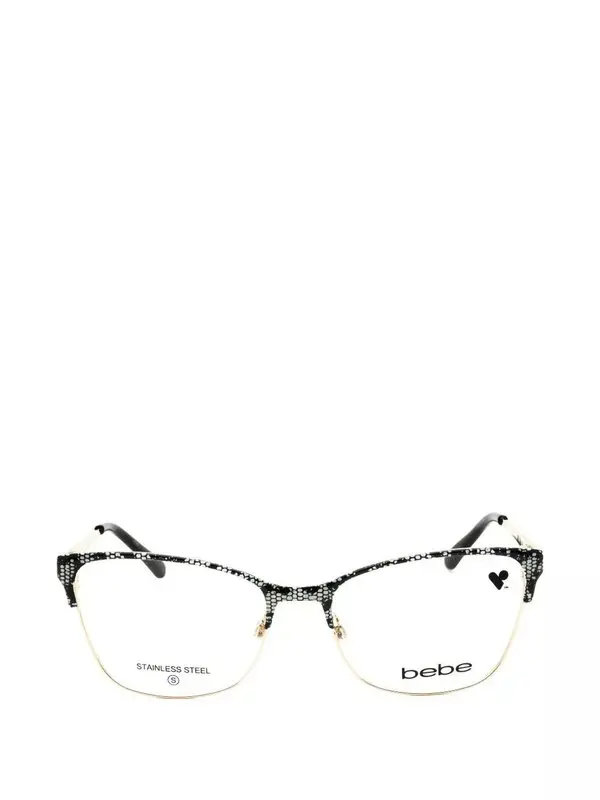 Bebe Lace-pattern Cat-eye Glasses