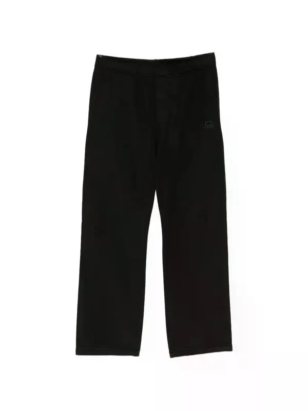 C.P. COMPANY Logo Fleece Sweatpants - Black