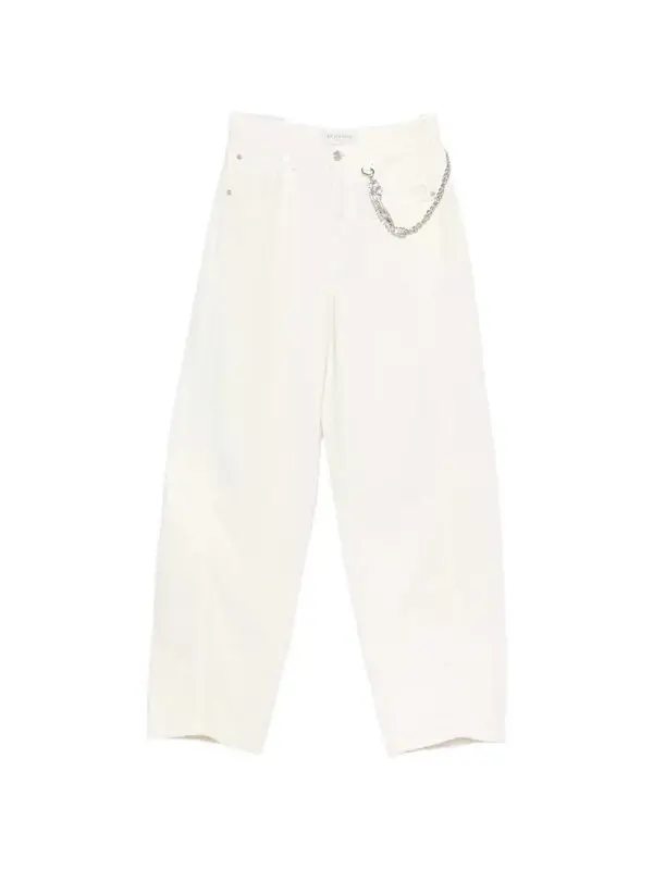 ERMANNO FIRENZE Five-pockets Chain-link Trousers