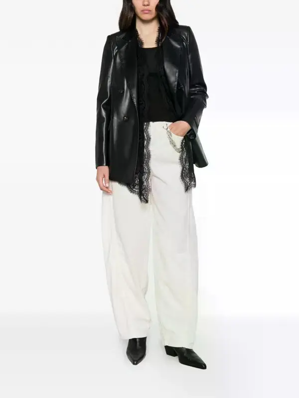 ERMANNO FIRENZE Five-pockets Chain-link Trousers