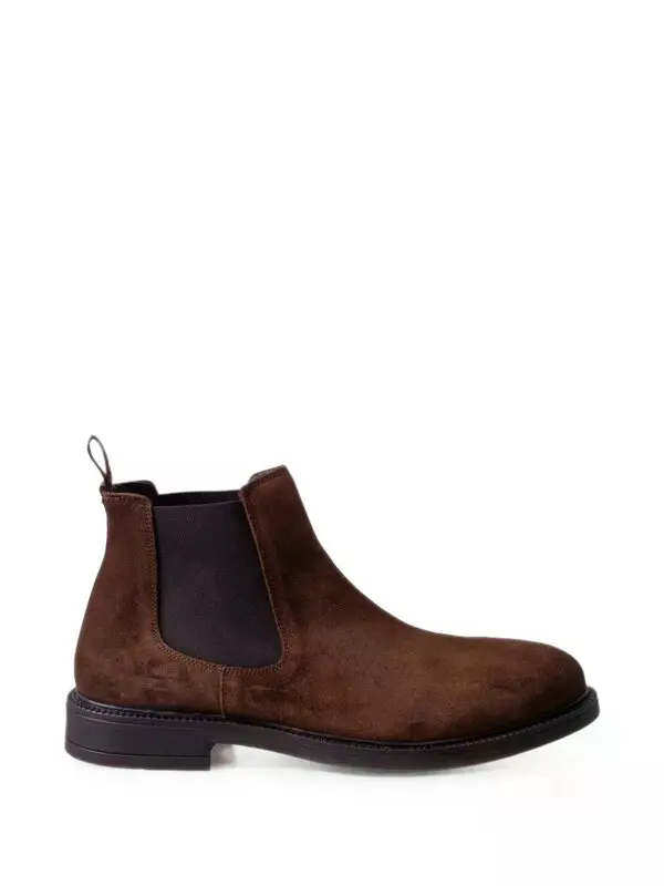 CALCE Panelled Suede Chelsea Boots