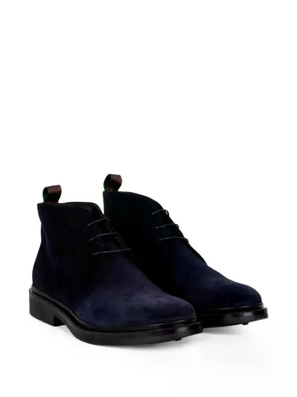 FRANCO FEDELE Lace-up Suede-finish Desert Boots