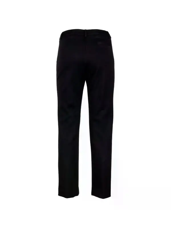 VICARIO CINQUE Straight-leg Cropped Trousers - Black