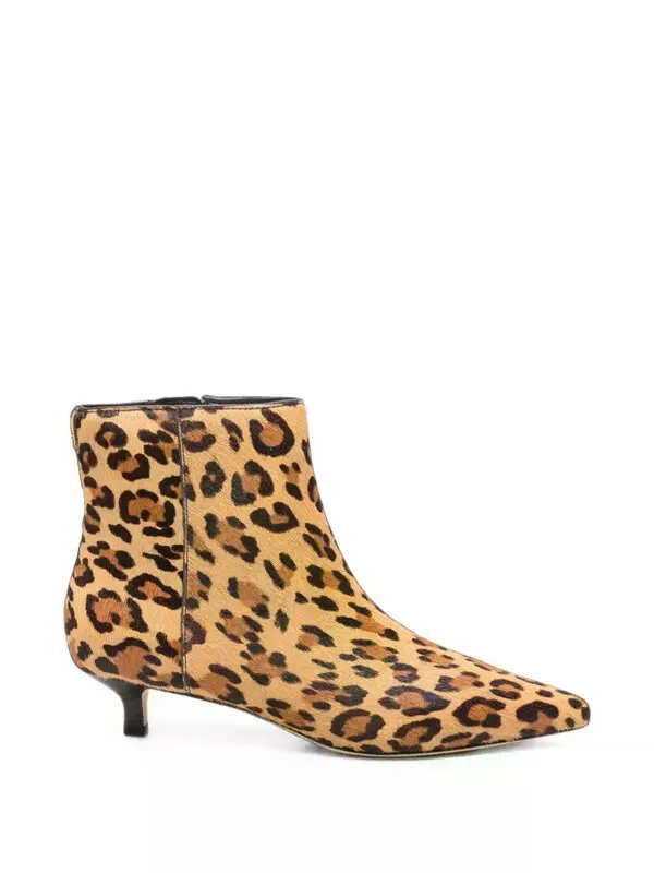 Ralph Lauren Leopard-print Ankle Boots
