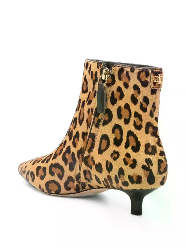 Ralph Lauren Leopard-print Ankle Boots