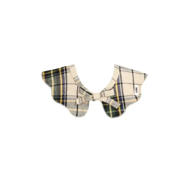 CAFIDE Neutrals Collar-style Dog Bandana Tartan Lola - Beige
