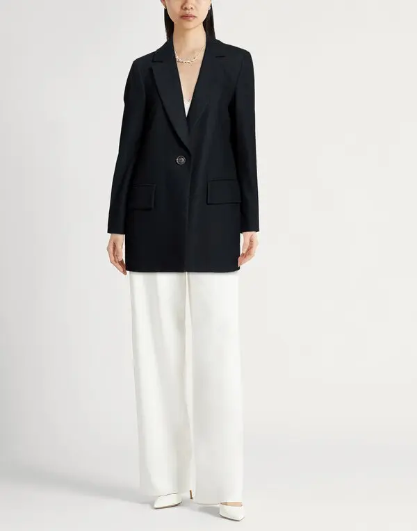 Peserico Blazer Midnight Size Wool, Polyester, Viscose, Polyamide, Elastane