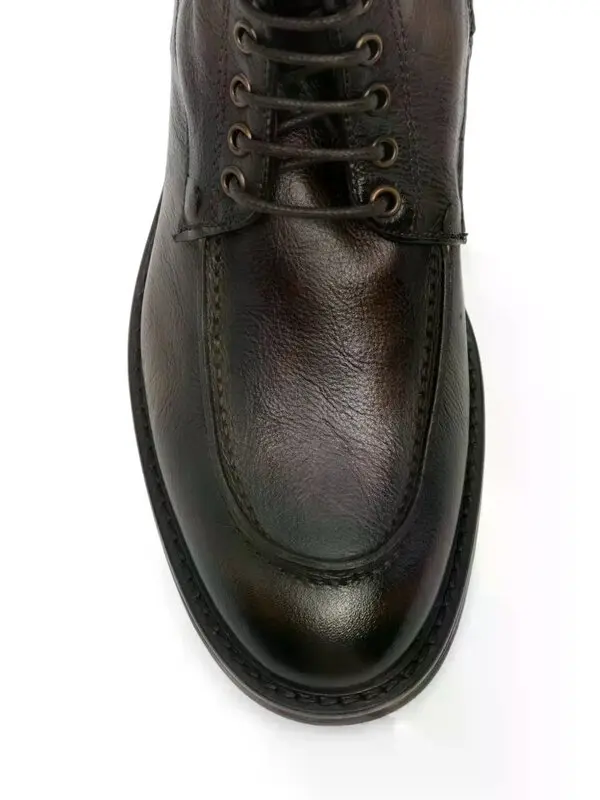 FRATELLI RENNELLA Rangers Lace-up Leather Ankle Boots