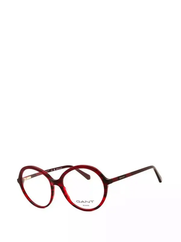 Gant Round-frame Glasses - Red