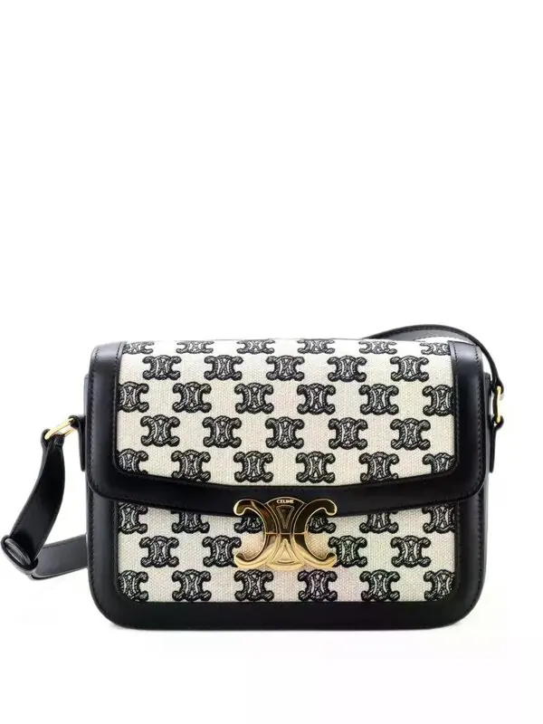 Celine Triomphe Triomphe Canvas Medium Shoulder Bag
