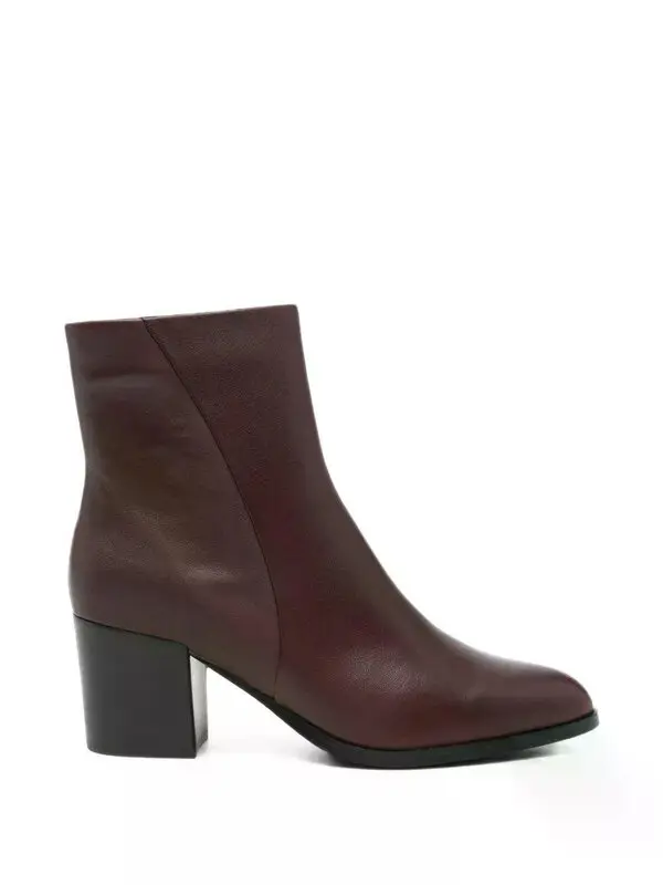 BRUNO PREMI Block-heel Ankle Boots - Red