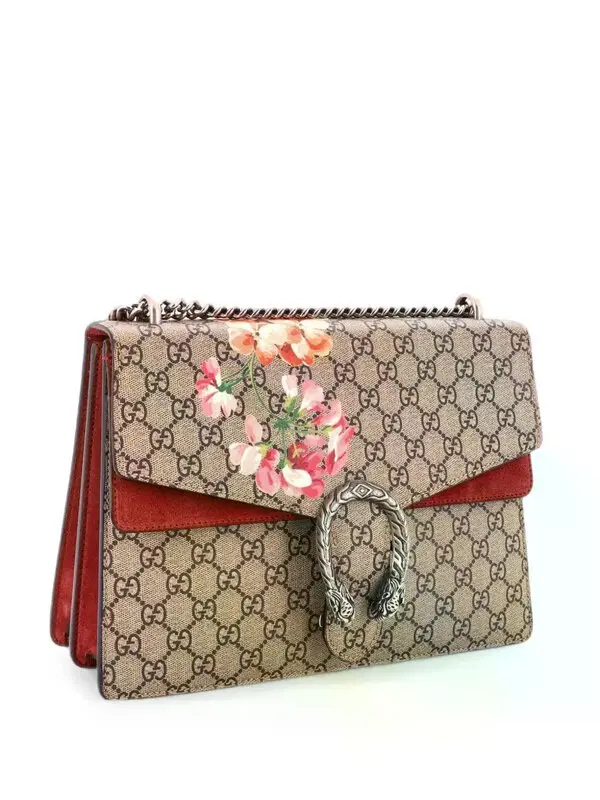 Gucci Dionysus Bag Blooms Print Gg Coated Canvas Medium Shoulder Bag